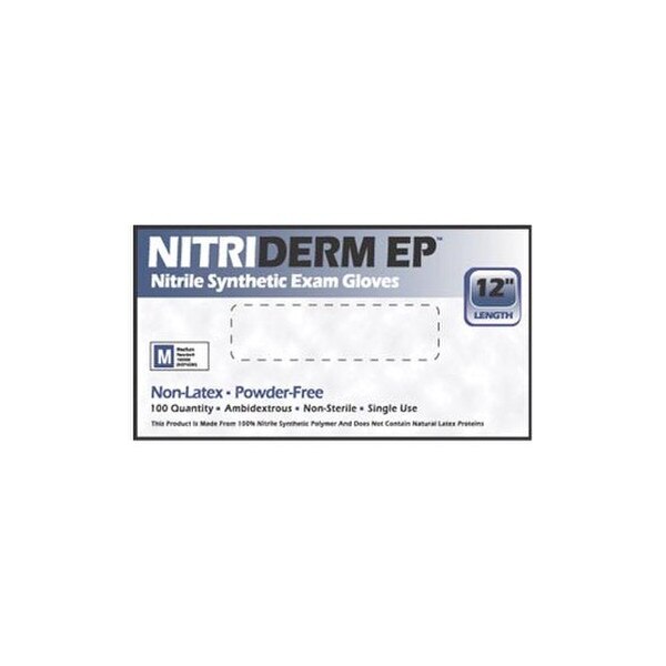 Nitriderm Ep Nitrile Synthetic PF Exam Gloves