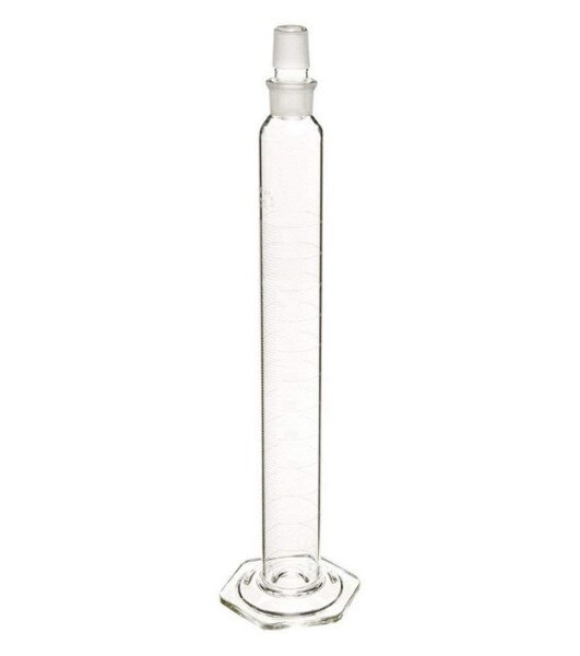 Varies Corning PYREX Graduated Cylinder To Contain with PYREX Stopper